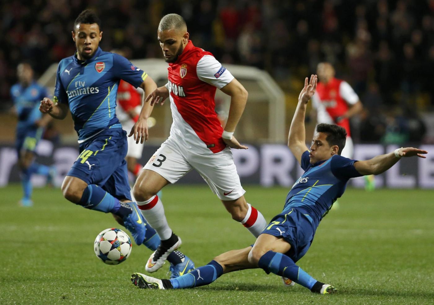 Monaco-Arsenal, le immagini della partita